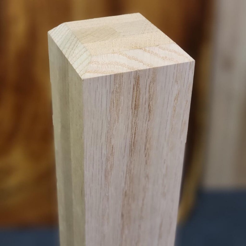 Red Oak Box Newel Posts Contemporary Design - Etsy