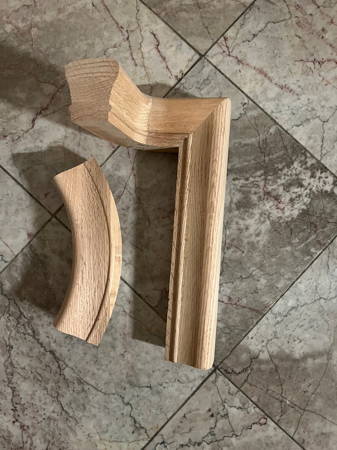 Red Oak S7071 LH 2 Riser 90 Degrees No CAP Compatible W 6010 Handrails ...