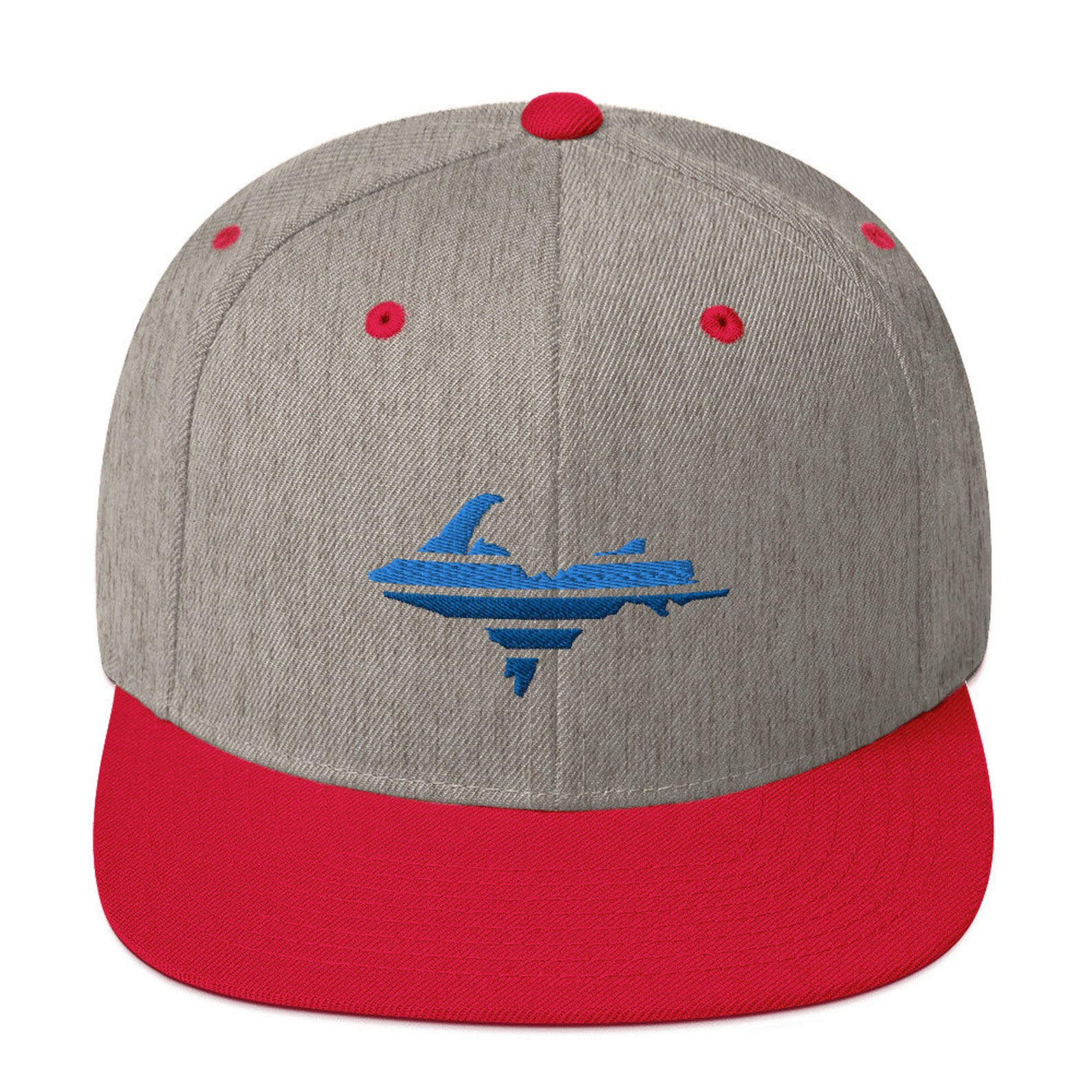 Upper Peninsula Silhouette Snapback Hat - Etsy