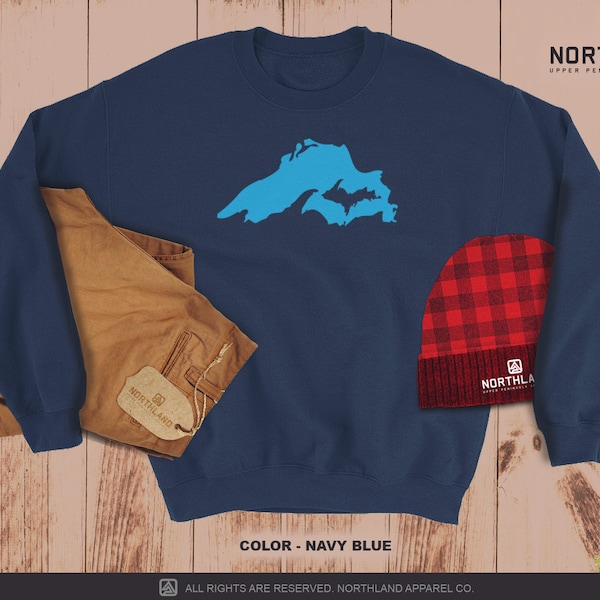 Lake Superior Men Sweatshirt - Etsy