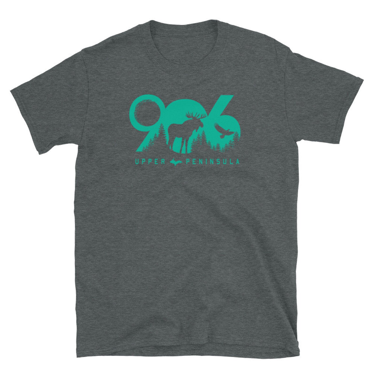 906 Shirt | Upper Peninsula | Yooper Gift | 906 Moose | Upper Peninsula ...