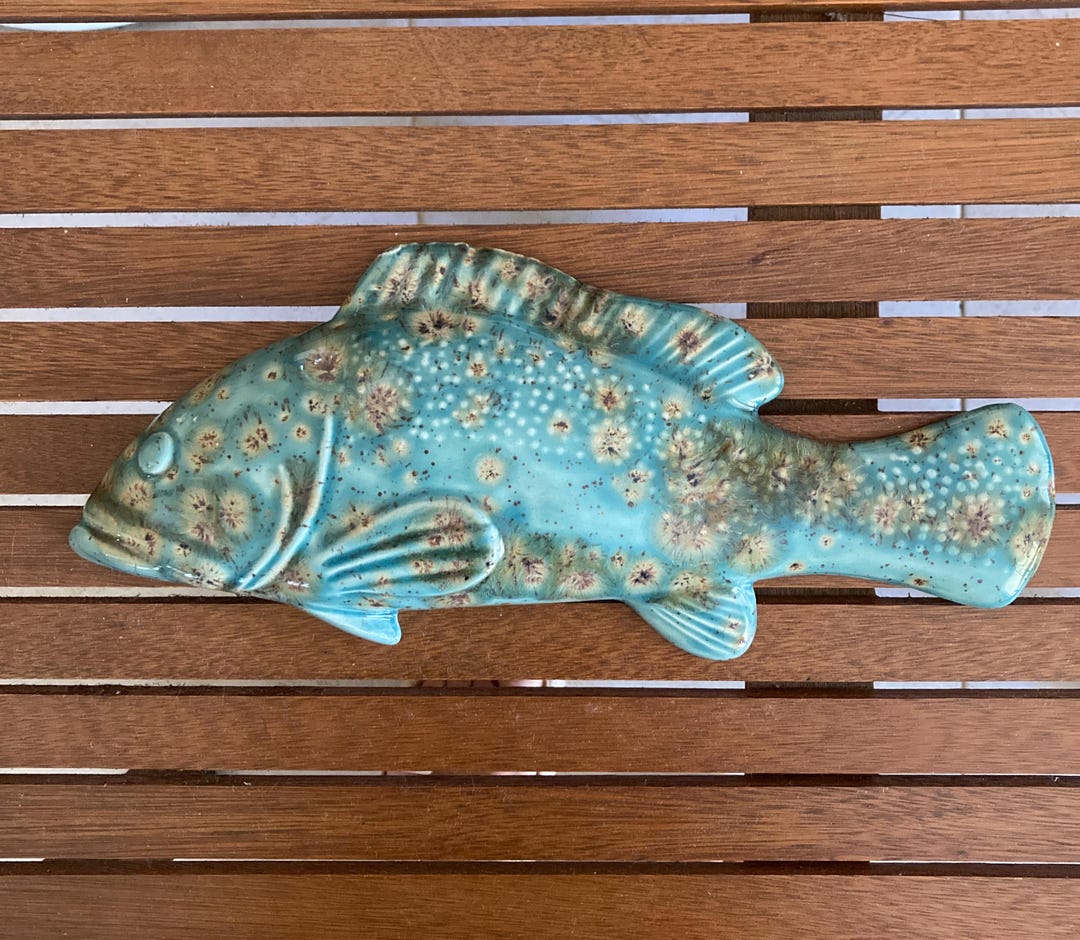 Ceramic Fish - Hand Made Ceramic Fish Wall Art - Fish Wall Hanging ...