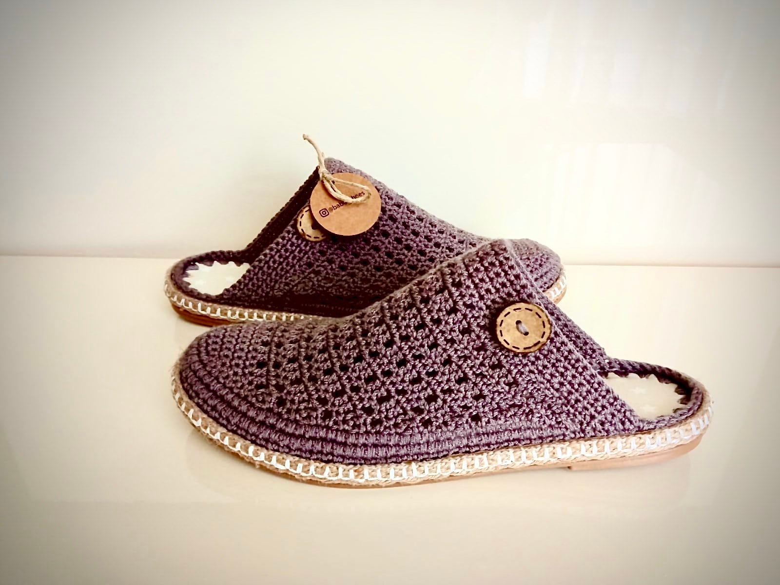 Summer Slippers - Handcrafted Crochet Shoes. Handmade Slippers. Hand ...