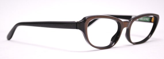 1950's/60's DEADSTOCK ATRIO Brown Cat Eye Eyeglasses … - Gem