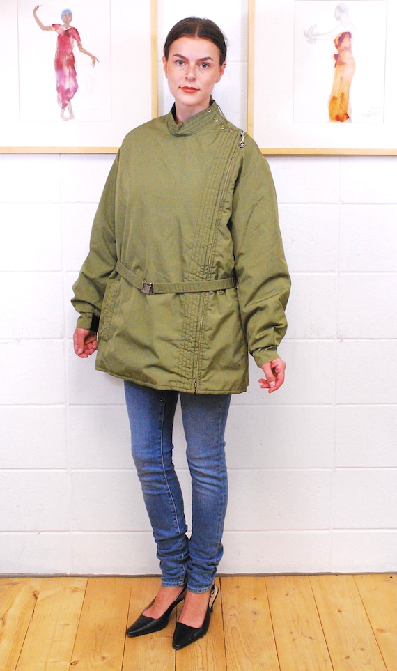 1960's/70's Green VAL HUGHES Women's Ski Jacket / Par… - Gem