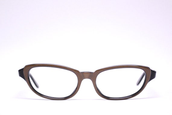 1950's/60's DEADSTOCK ATRIO Brown Cat Eye Eyeglasses … - Gem