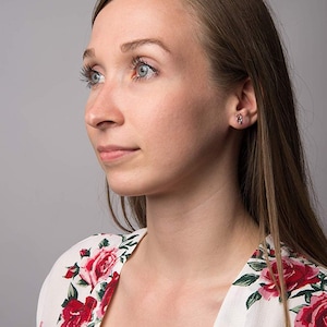 Mini Stethoscope Earrings Nurse Gift in Sterling Silver - Etsy