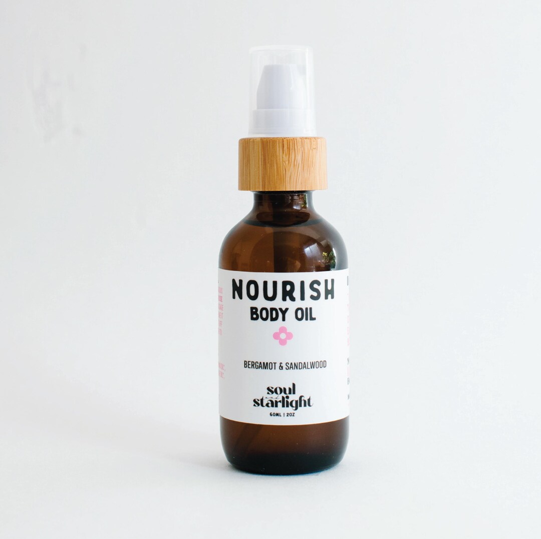 BODY OIL - NOURISH , Beautiful Organic Body Oil, Post Shower ...