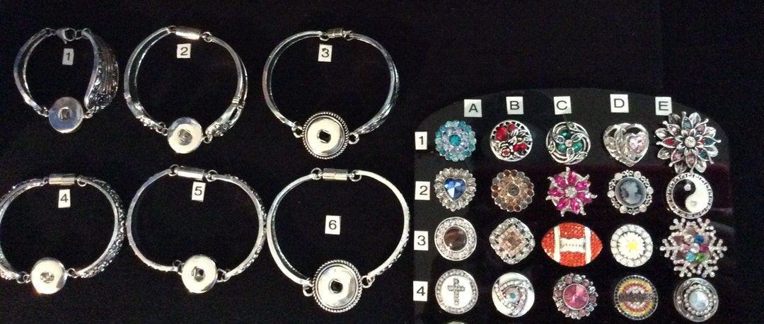 Two Free Snaps With Magnetic Spoon Bracelets. Bracelet With 2 Snap ...