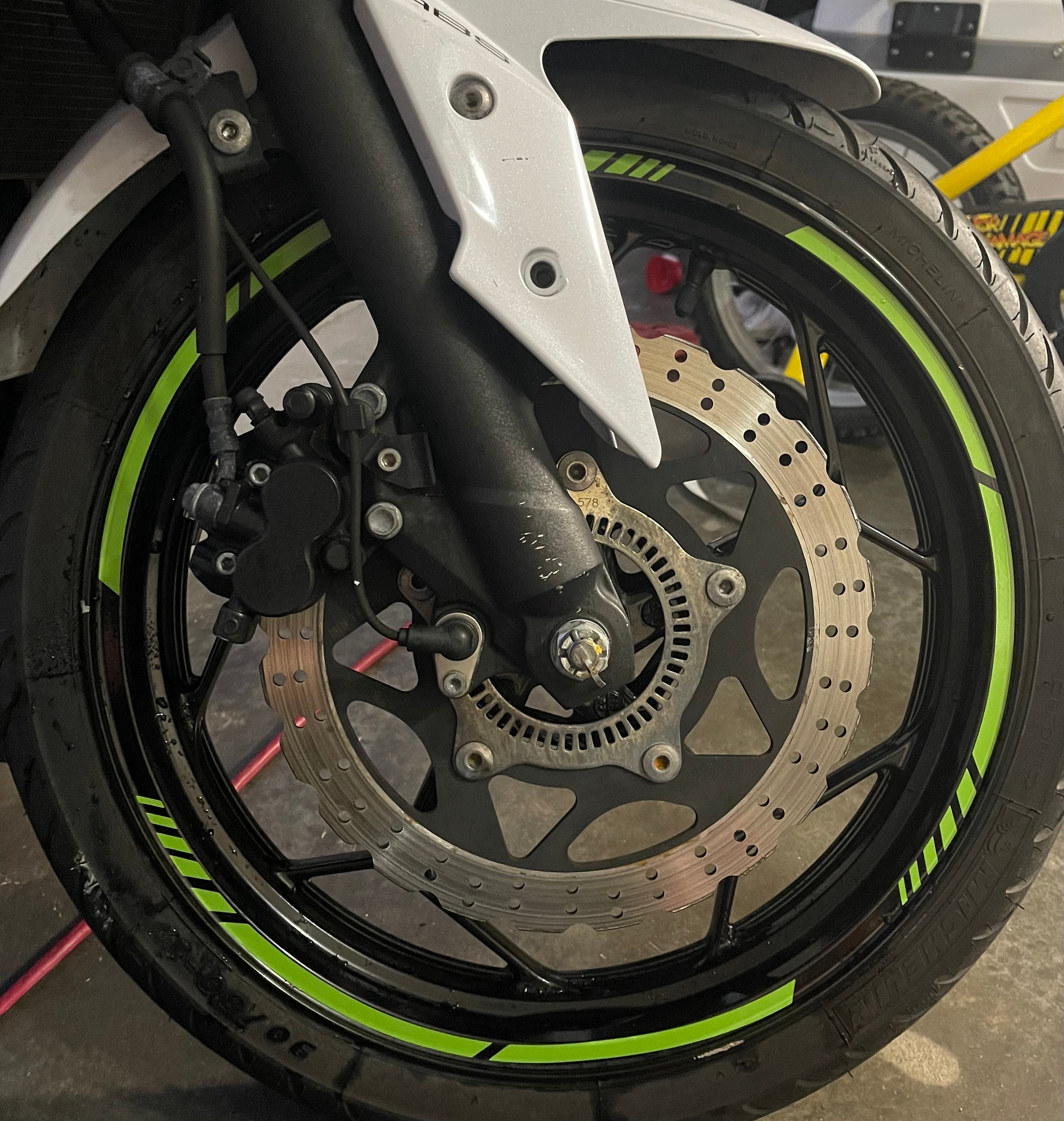 Kawasaki Wheel Decal Set - Etsy