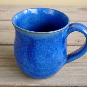 Ceramic Blue Mug, Pottery Blue Mug, Ceramic Coffee Mug, Pottery Tea Cup ...