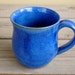 Ceramic Blue Mug, Pottery Blue Mug, Ceramic Coffee Mug, Pottery Tea Cup ...