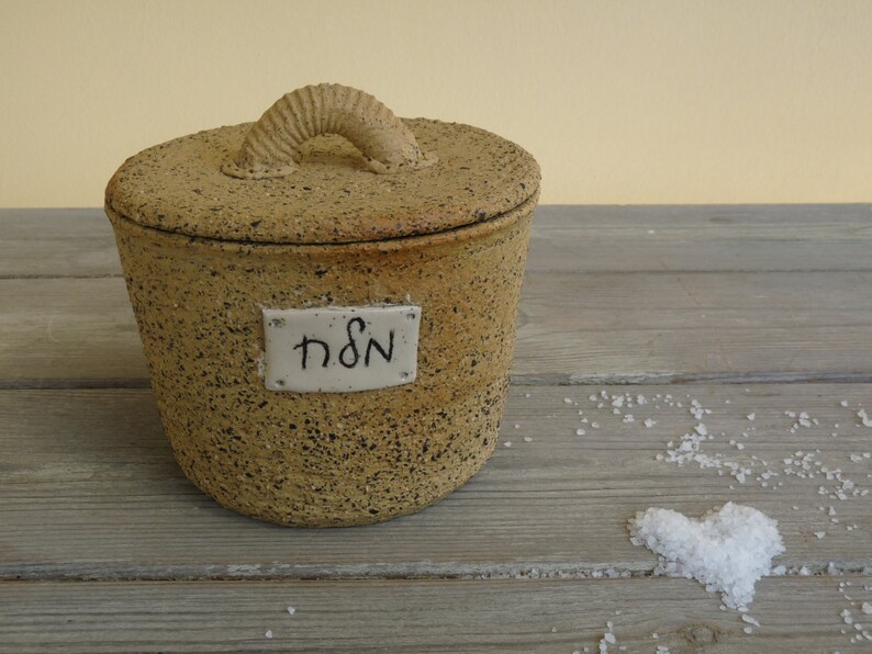 Ceramic Salt Cellar Pottery Kitchen Jar Pottery Salt Jar - Etsy
