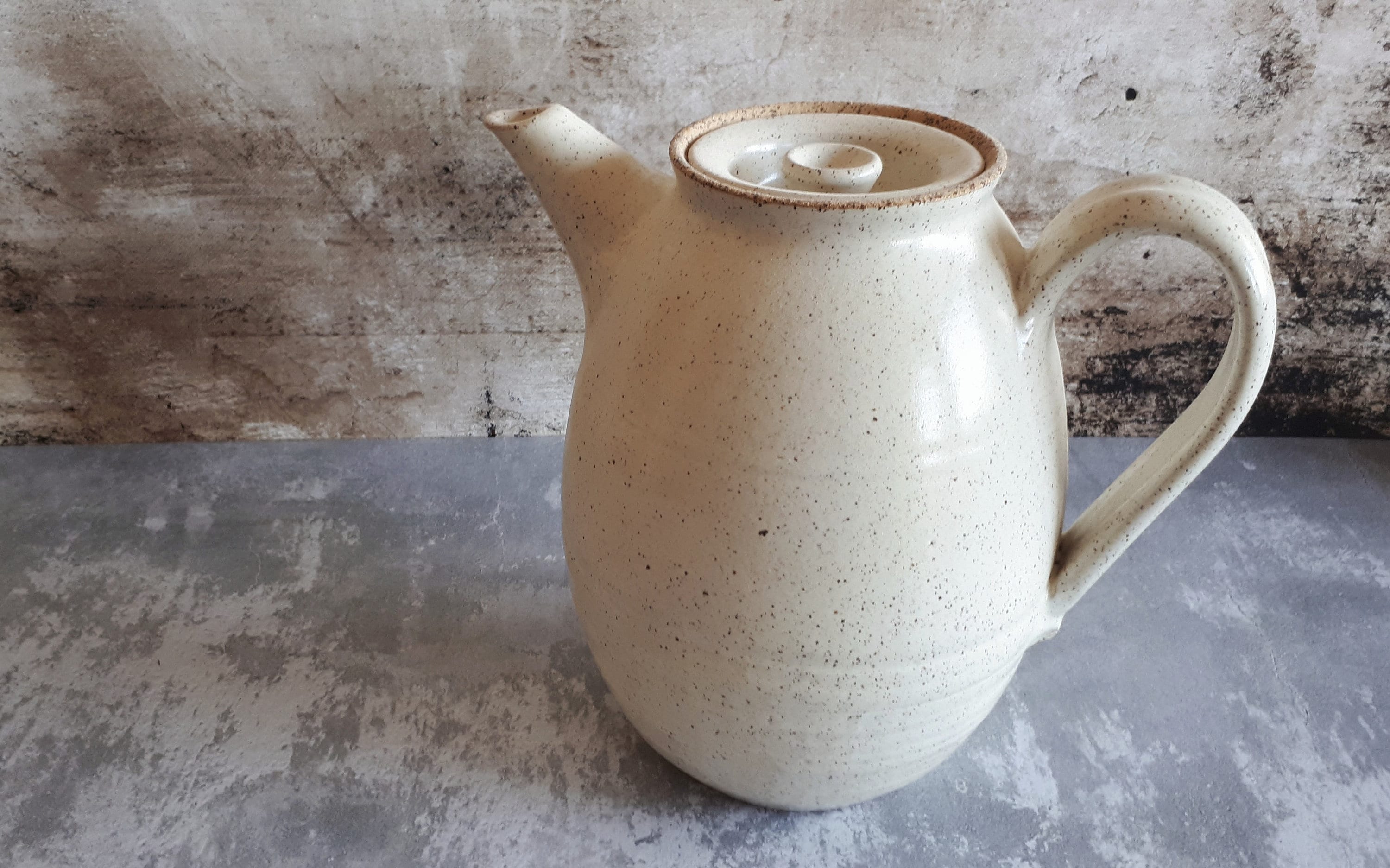 Large Handmade Ceramic Teapot: White Pottery, 4-cup Capacity, US DDP - Etsy