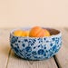 Pottery Blue Rustic Bowl Set, Ceramic Blue Serving Dish Set, Ceramic ...