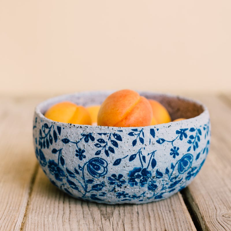 Blue Pottery Bowls - Etsy