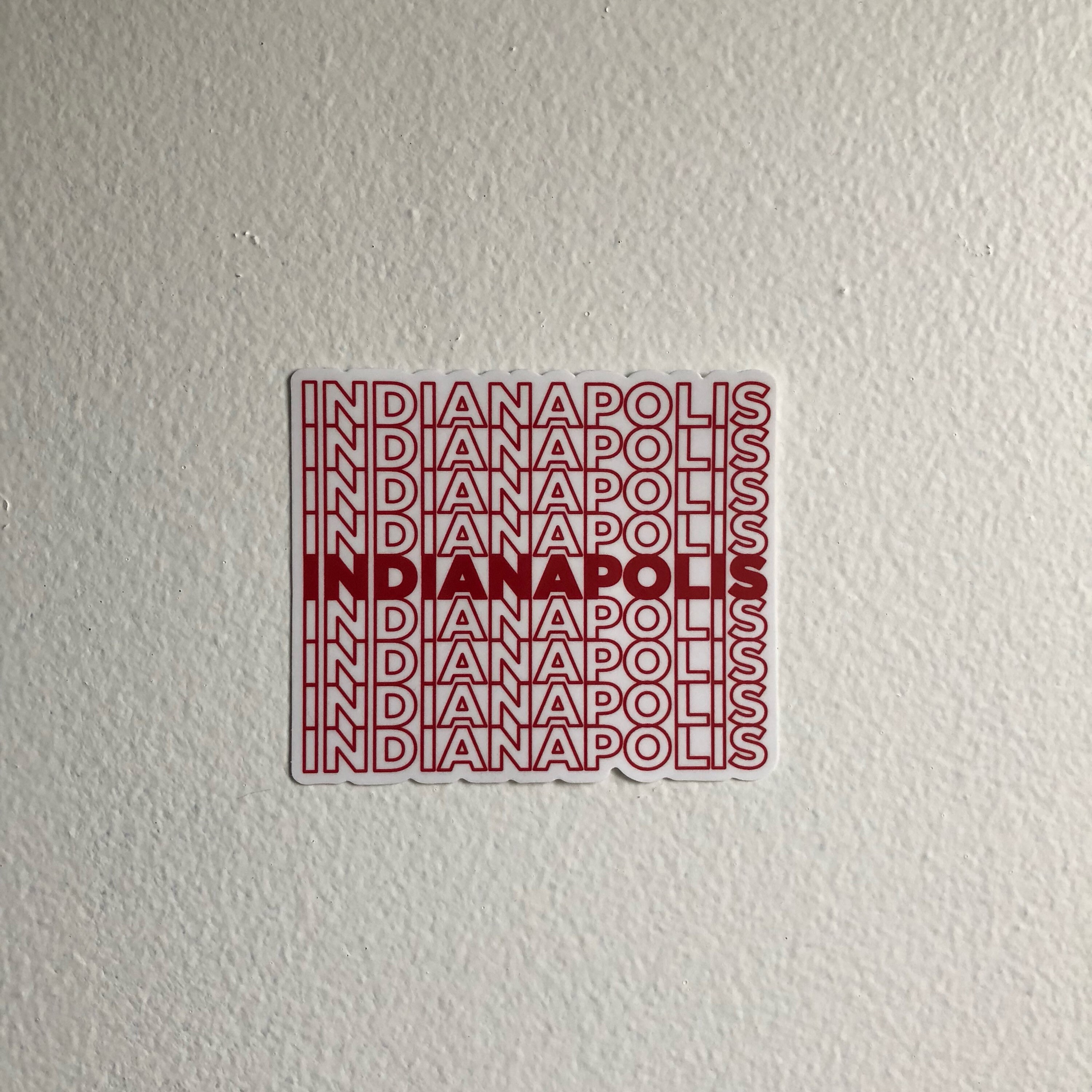 Indianapolis Sticker - Etsy