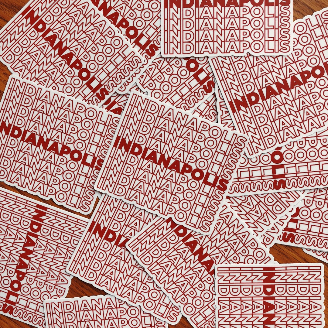 Indianapolis Sticker - Etsy
