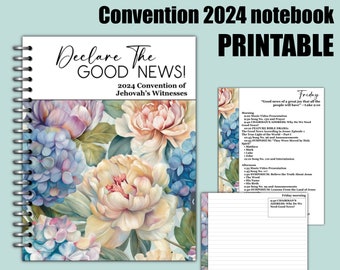JW Convention Spanish Printable Notebook 2024. Declare Good News ...