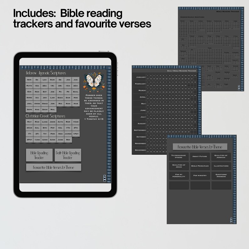 JW Daily Bible Notebook Journal, Reading Tracker, Goodnotes, Samsung ...