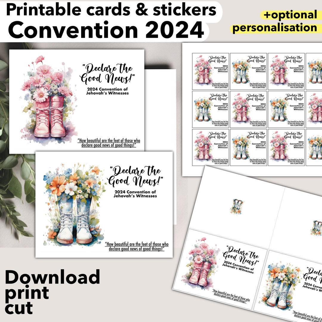 JW Card Convention 2024, Declare the Good News, Personalised With ...