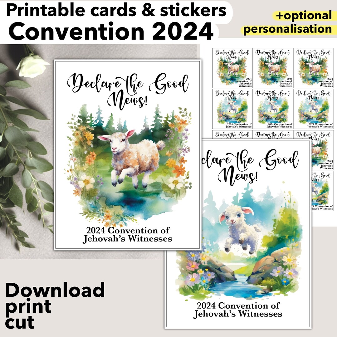 JW Card Convention 2024, Declare the Good News, Personalised With ...