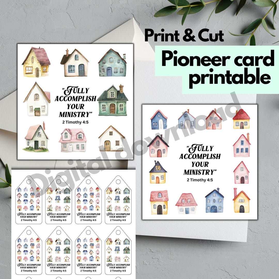 Pioneer Card, Pioneers Gift, Encouraging Card Printable Elders Card ...