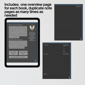 JW Daily Bible Notebook Journal, Reading Tracker, Goodnotes, Samsung ...