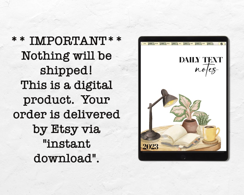 Daily Text Notes JW Digital Notebook Examining Scriptures. - Etsy