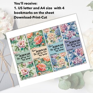 JW Bookmarks 2025 Yeartext Printable, Give Jehovah the Glory Due His ...