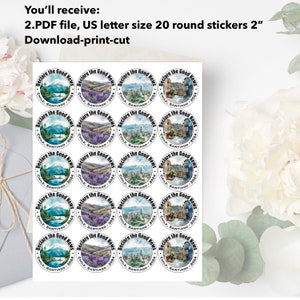 JW Chile Special Convention 2024 Pin Gift, Santiago Round Sticker ...