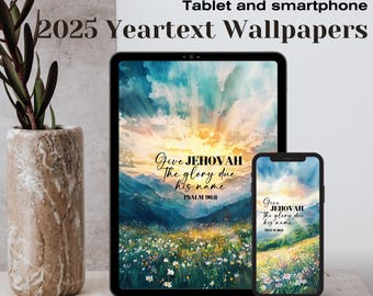 Jw Yearly Text 2025 Psalm 96:8 give Jehovah the Glory Due His Name ...