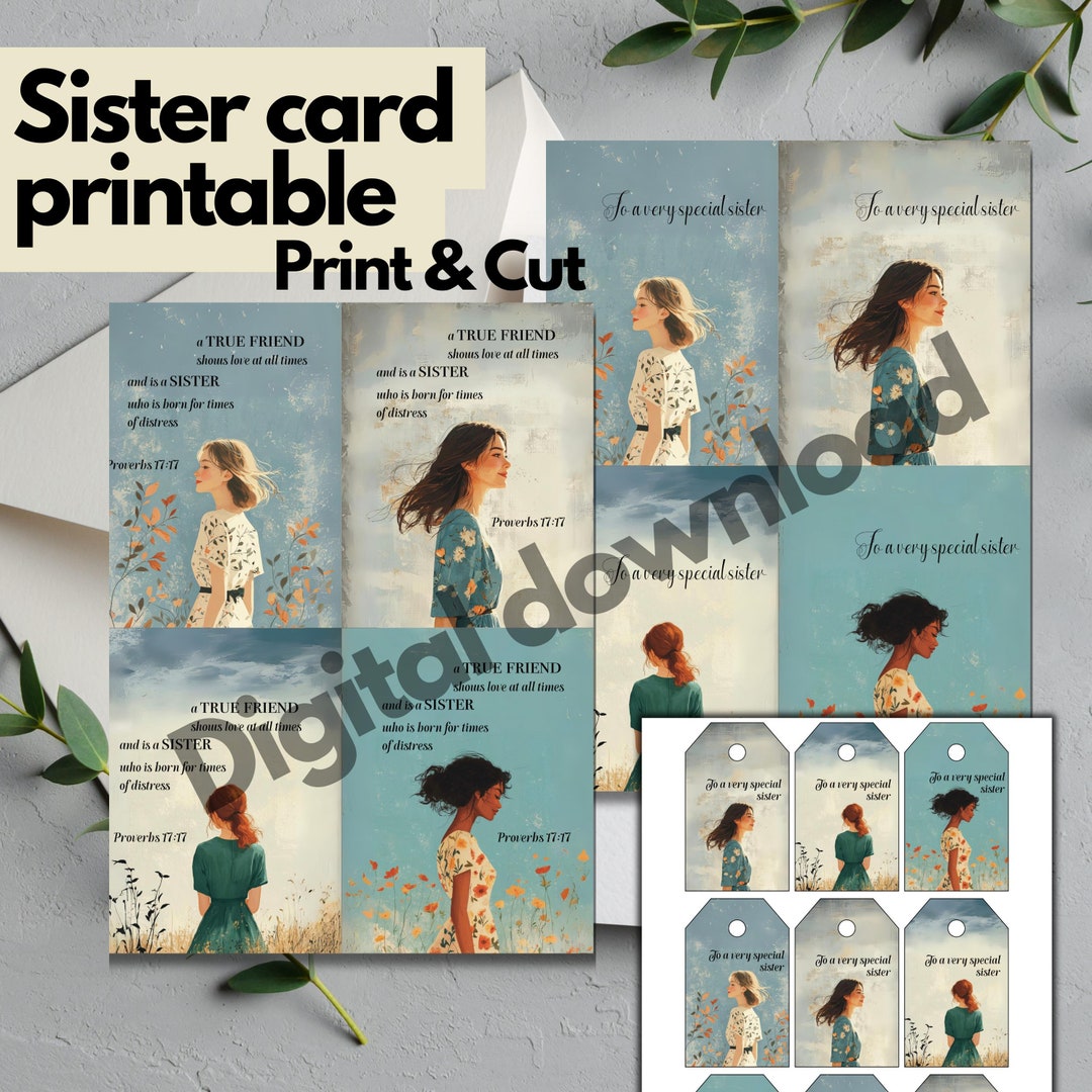 Card Elders Wife Friend Sister Proverbs Pioneer Gift Printable Sympathy ...