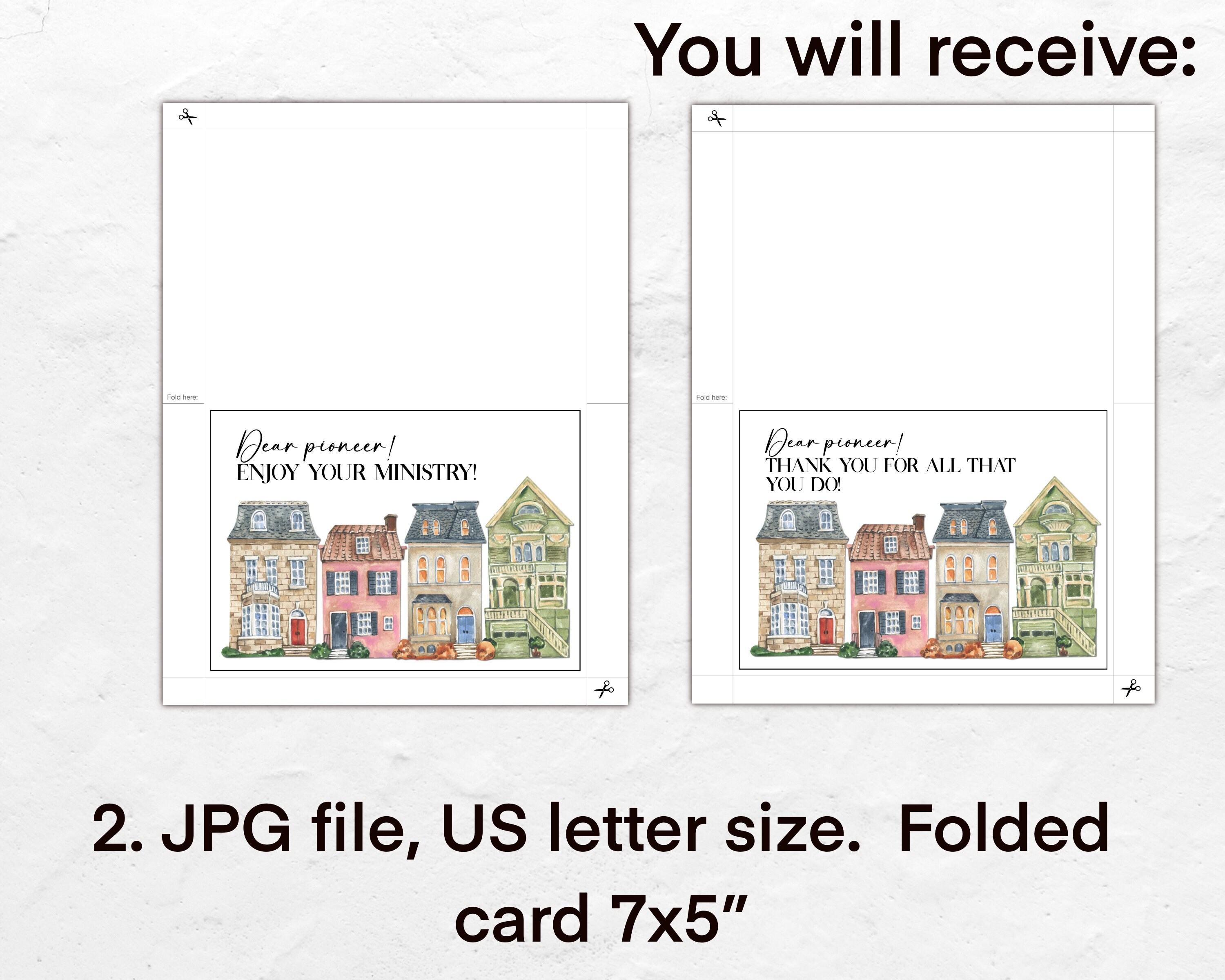 JW Pioneer Card Pioneers Gift Encouraging Card Printable - Etsy