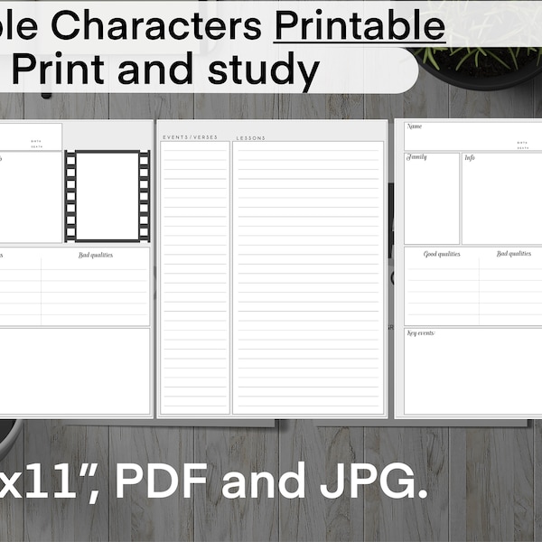 Bible Characters - Etsy