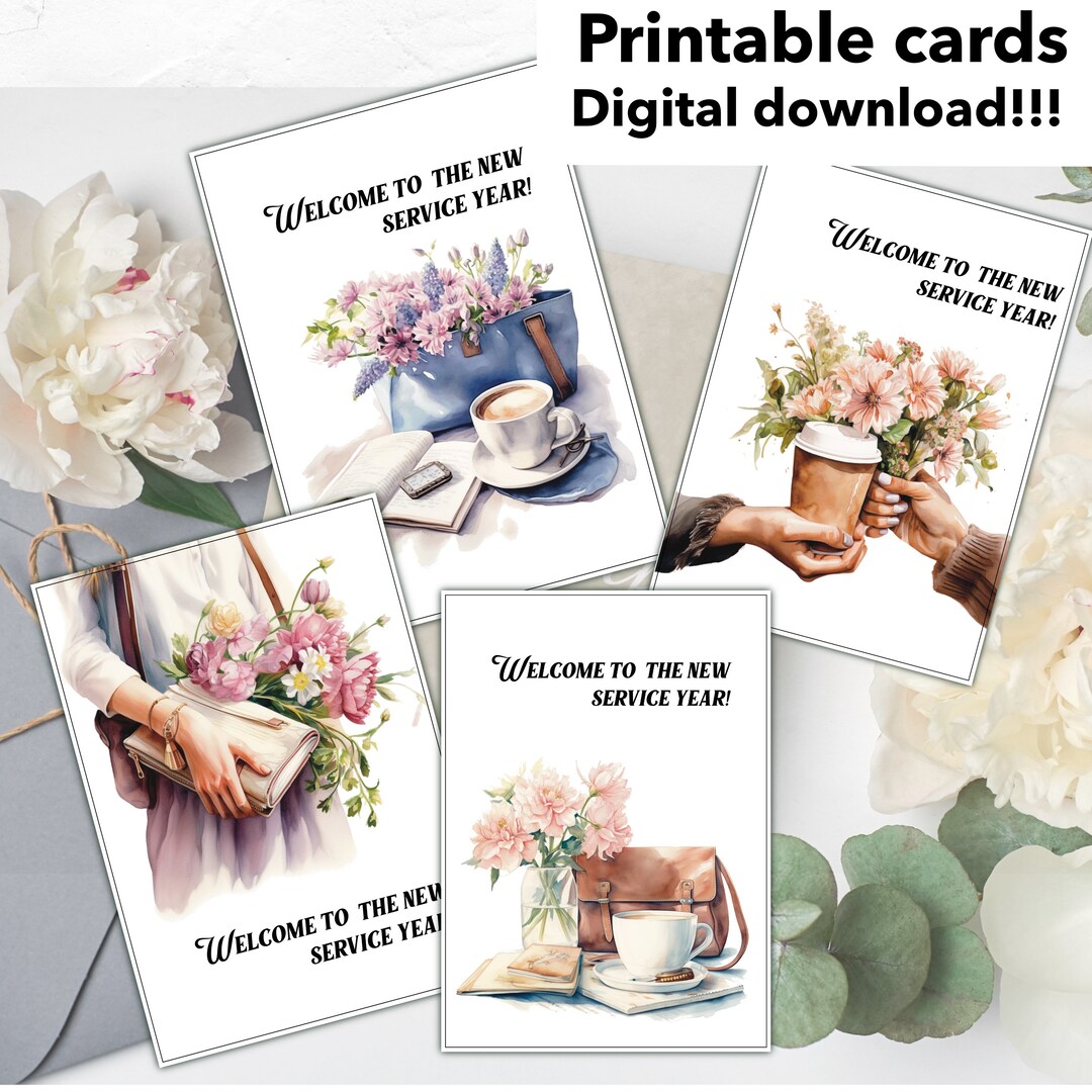 JW New Service Year Card. 2023 2024 Pioneer Gift. Enjoy Your Ministry ...