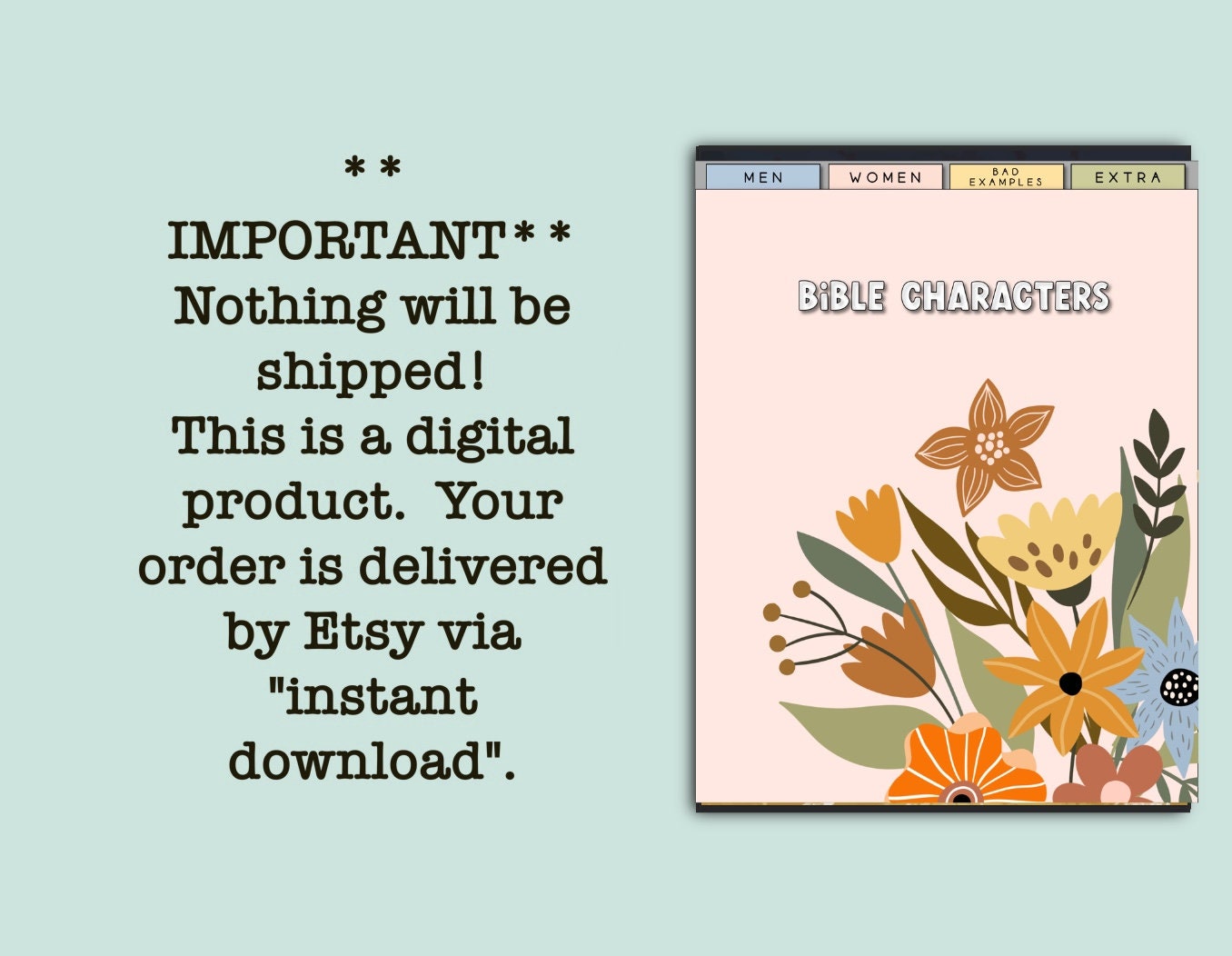 JW Bible Characters Studying Journal for Goodnotes Pdf Ipad - Etsy