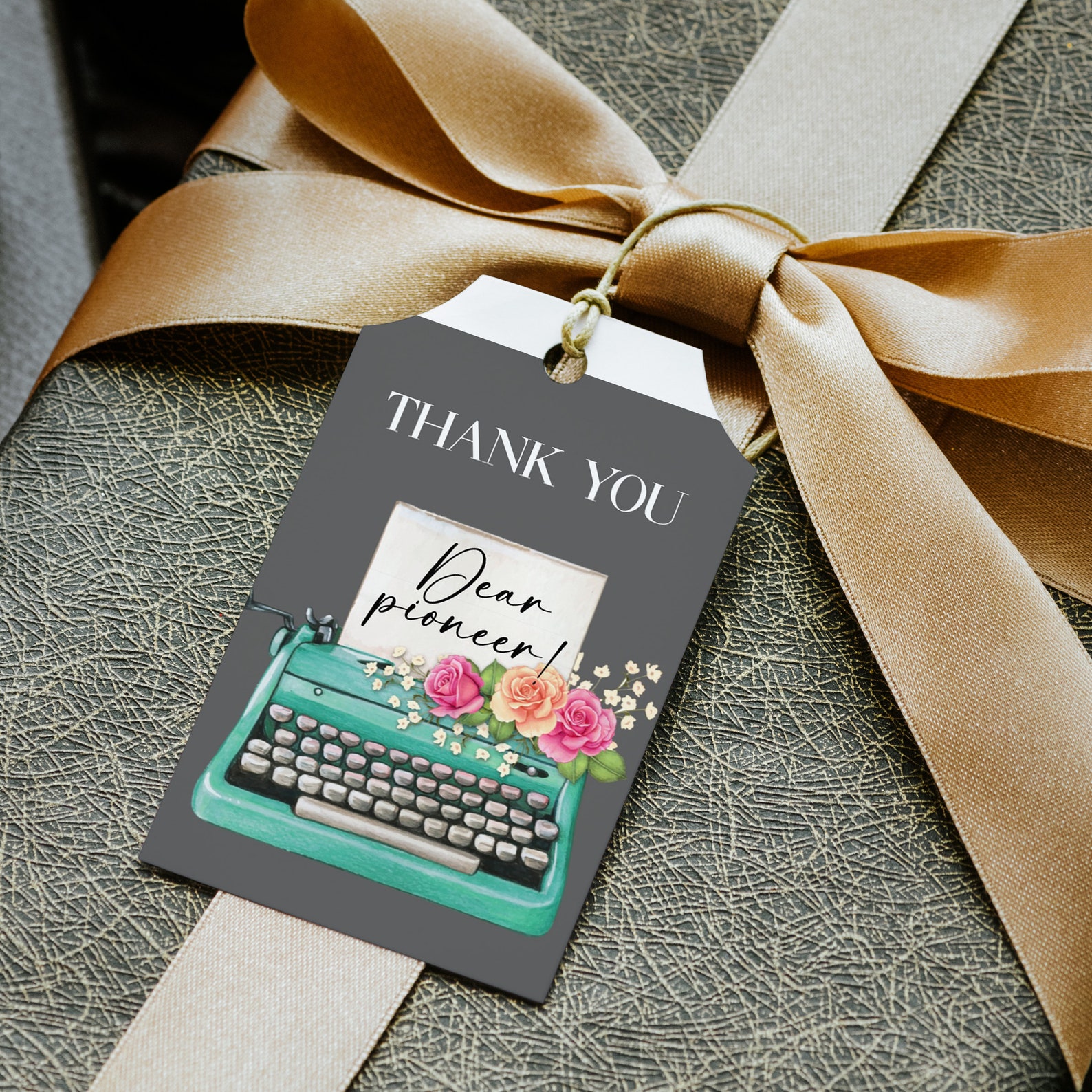 Pioneer Gift Tag Pioneers, Sticker Printable. Thank You Pioneer Gift ...