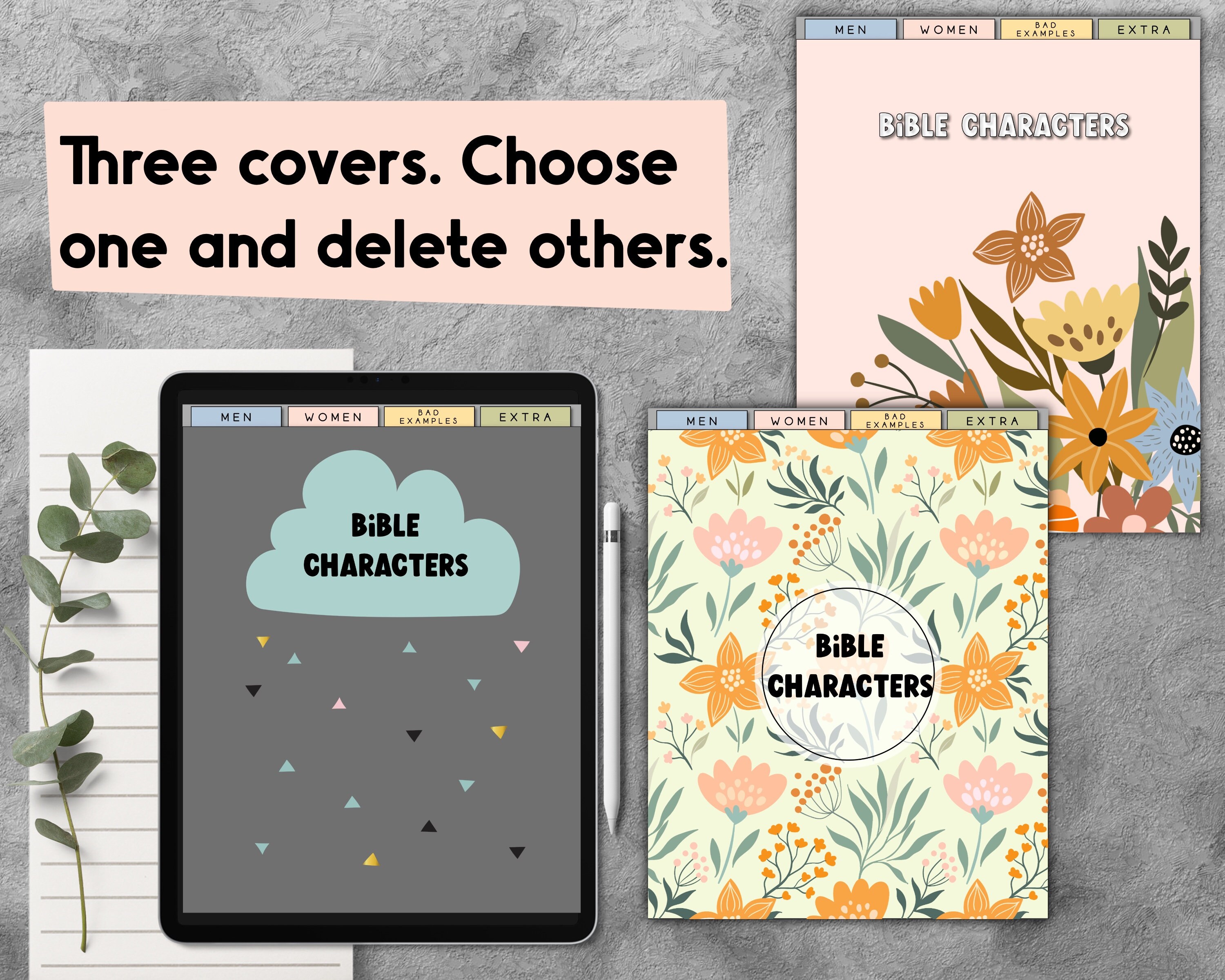 JW Bible Characters Studying Journal for Goodnotes Pdf Ipad - Etsy ...