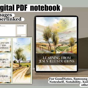 Set JW Study Animals, Characters, Jesus Illustrations Journal, Digital ...