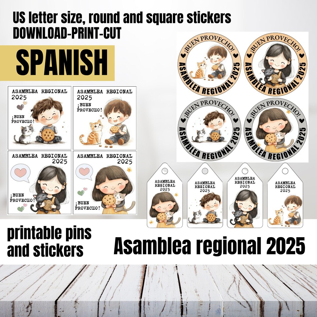JW Spanish Adoracion Pura Kids Sweets Convention 2025 Card, Pin, Cookie ...