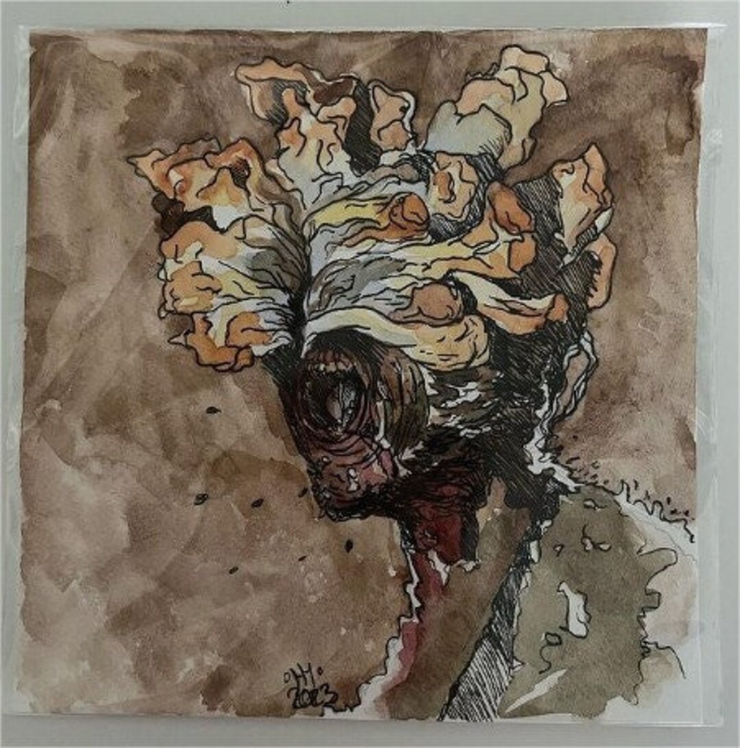 Infected Illustration Made With Watercolors - Etsy