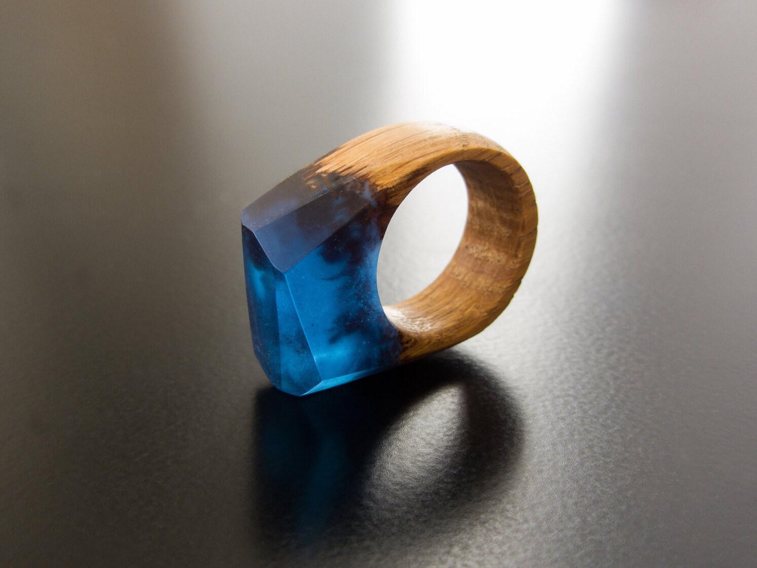 Wood Resin Ring Rings Wood Wood Ring Women Resin Wood Ring | Etsy