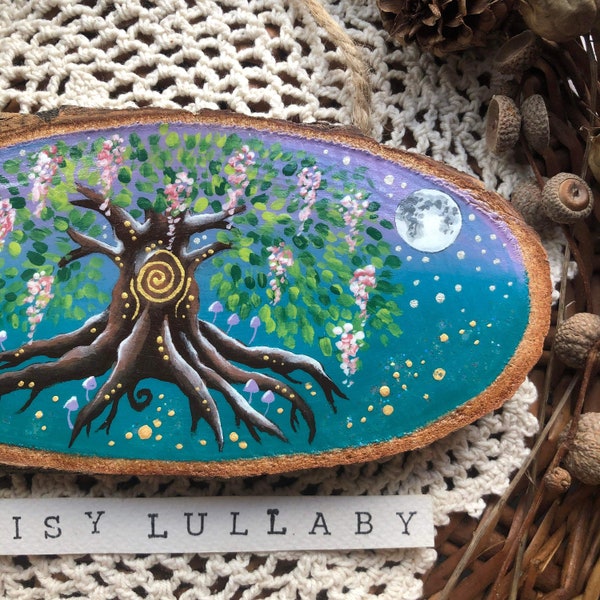 Wood Slice Art - Etsy