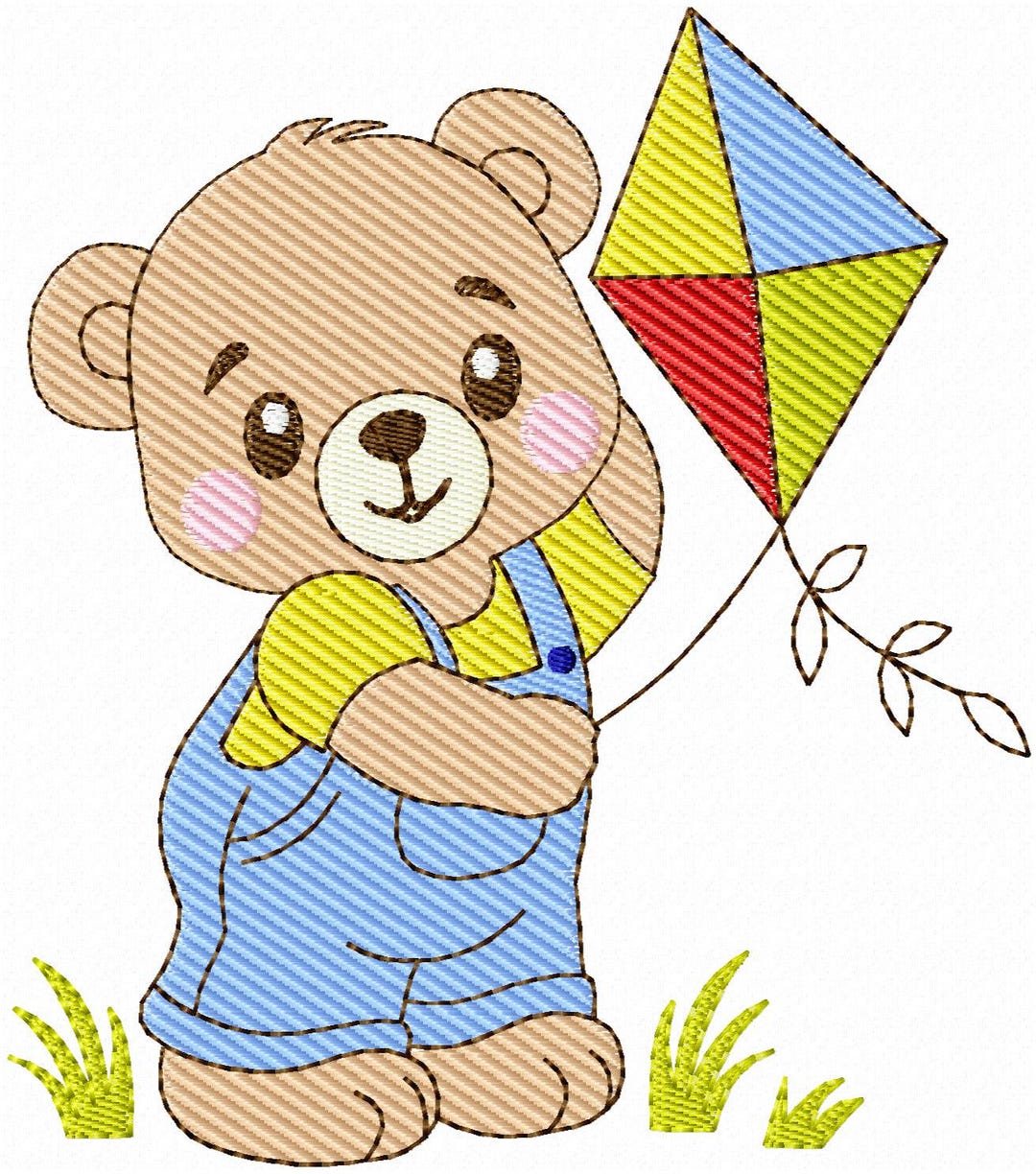 Bear Embroidery Designs Baby Boy Machine Embroidery Pattern Cute Teddy ...