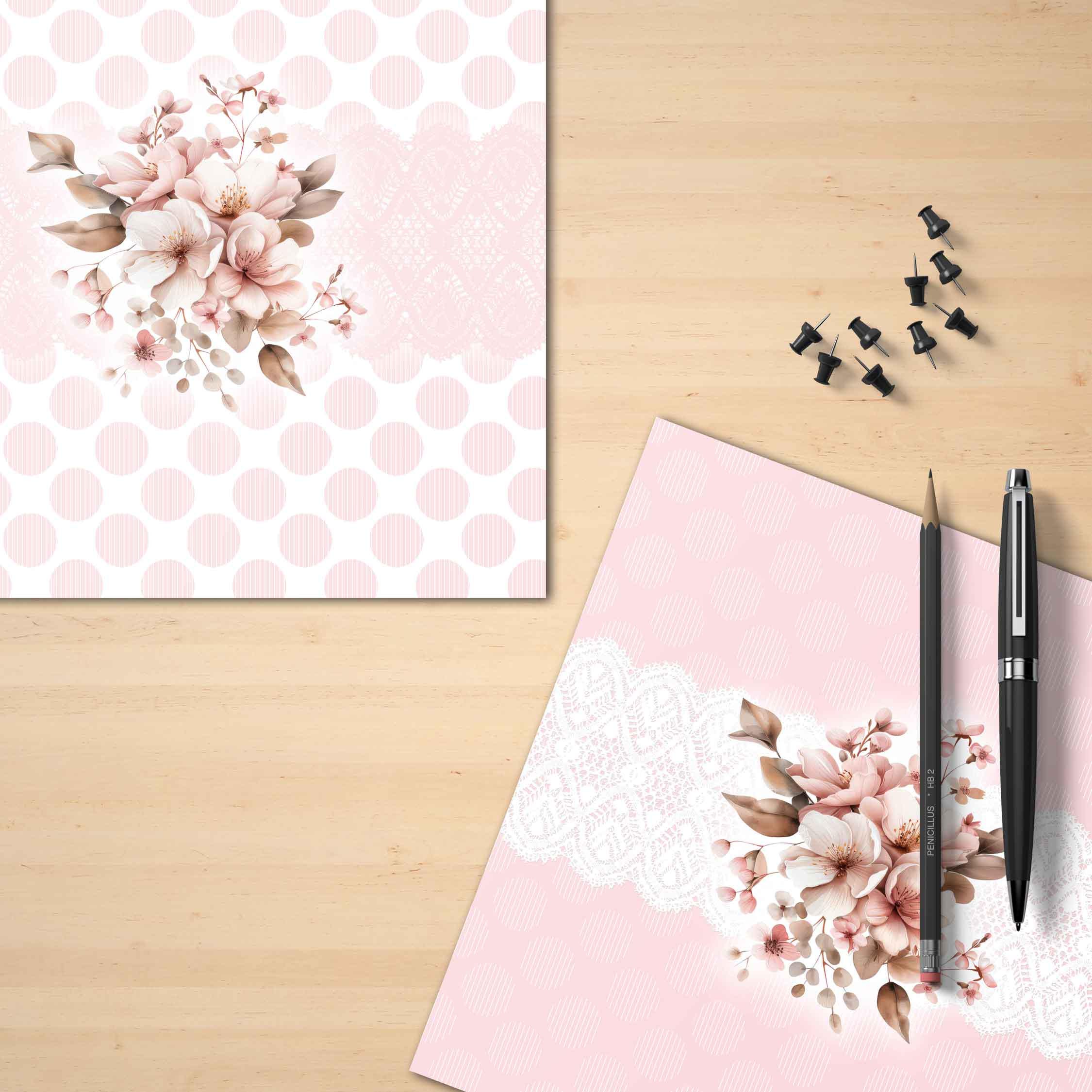 14 Digital Paper Pink Baby Girl Scrapbook Bunny Paper Digital ...