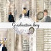 14 A4 Digital Paper Graduation Boy Scrapbook School Male Men Paper ...