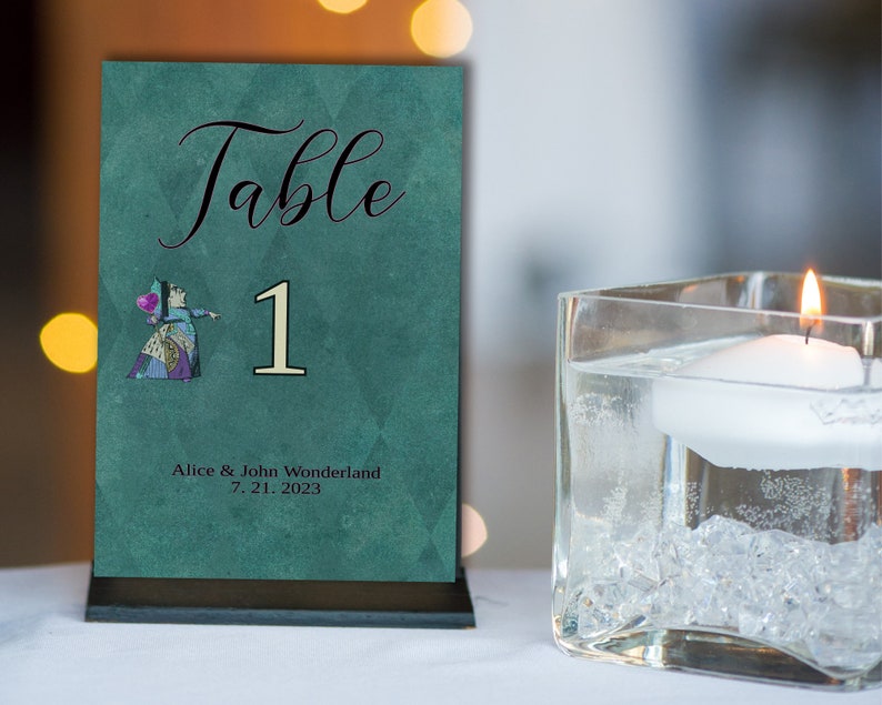 Signo de NÚMERO DE TABLA del País de las Maravillas, signo de baby ...