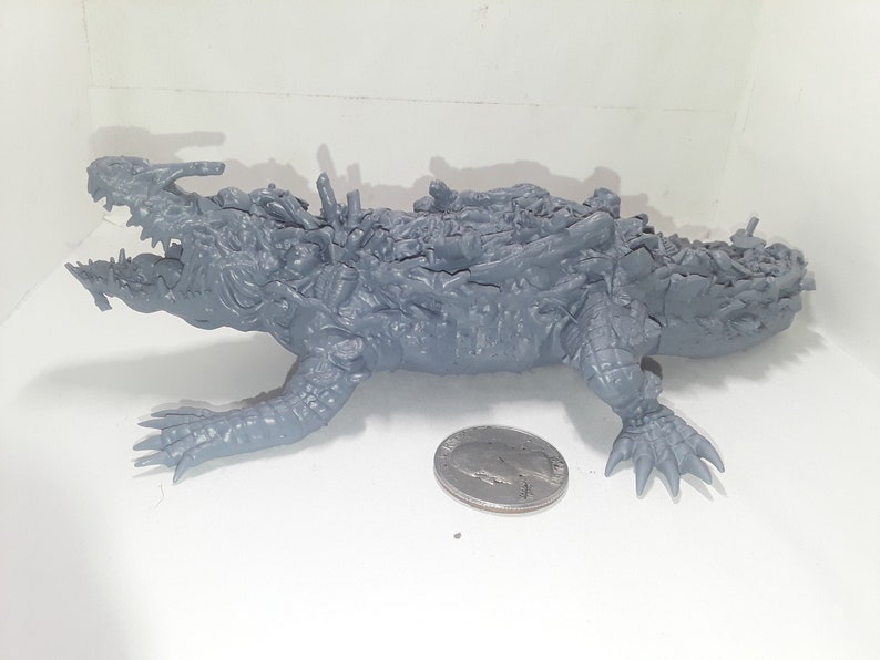 Giant Swamp Crodile by Printyourmonsters - Etsy