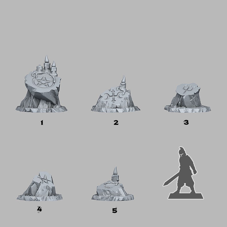 Halloween Terrain by Print Your Monsters - Etsy